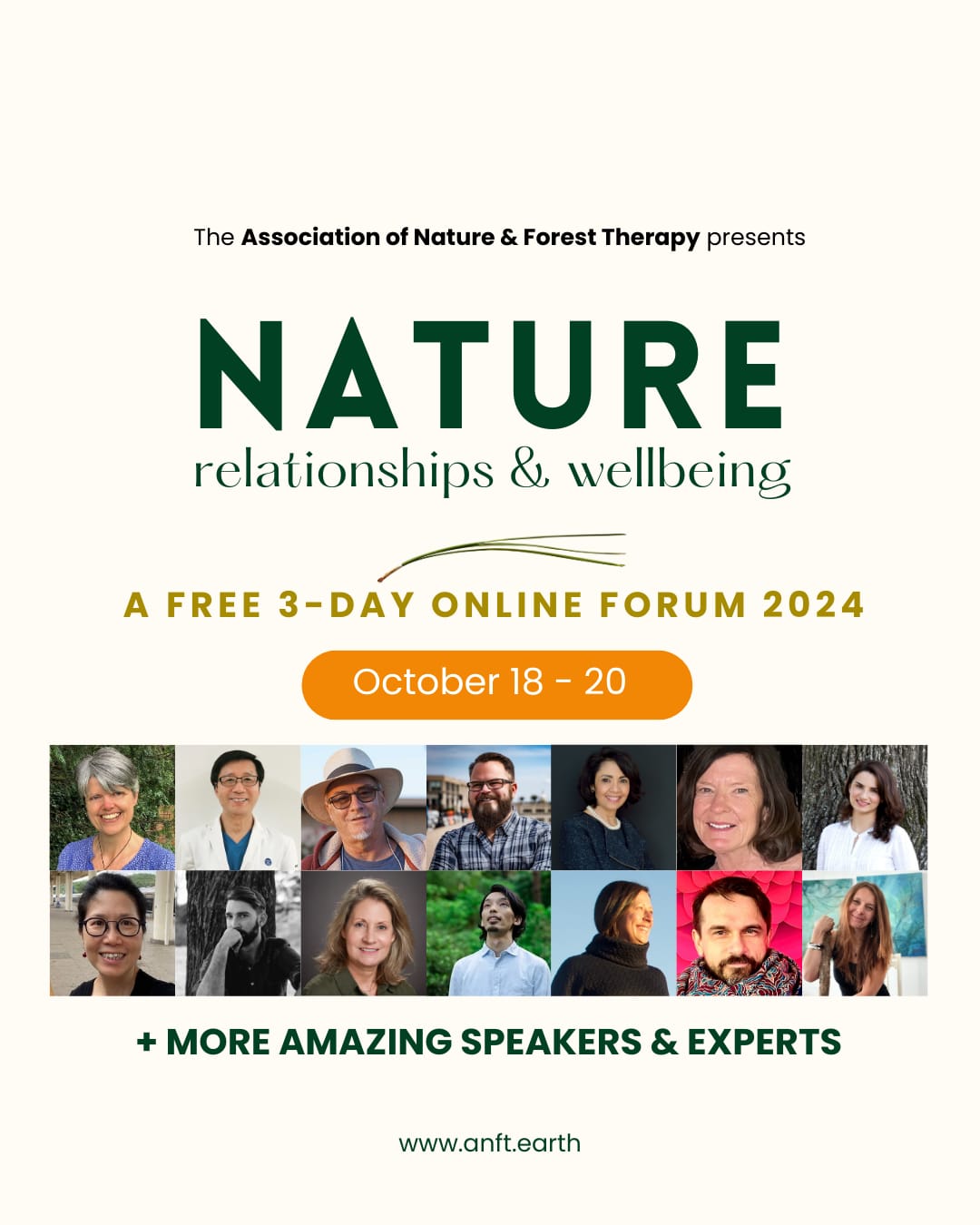 Nature, Relationships and Wellbeing Online Forum | Association of ...